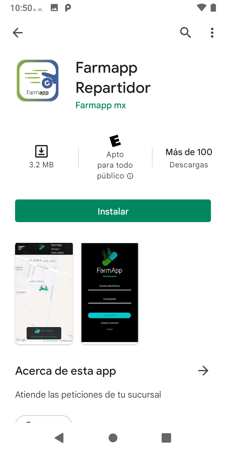 Manual de Capacitación App Repartidor – Documentación Farmapp